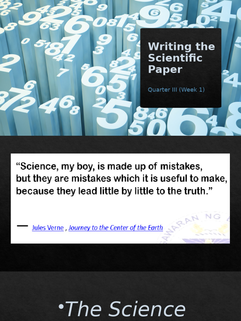Writing-the-Scientific-Paper | PDF | Science | Experiment