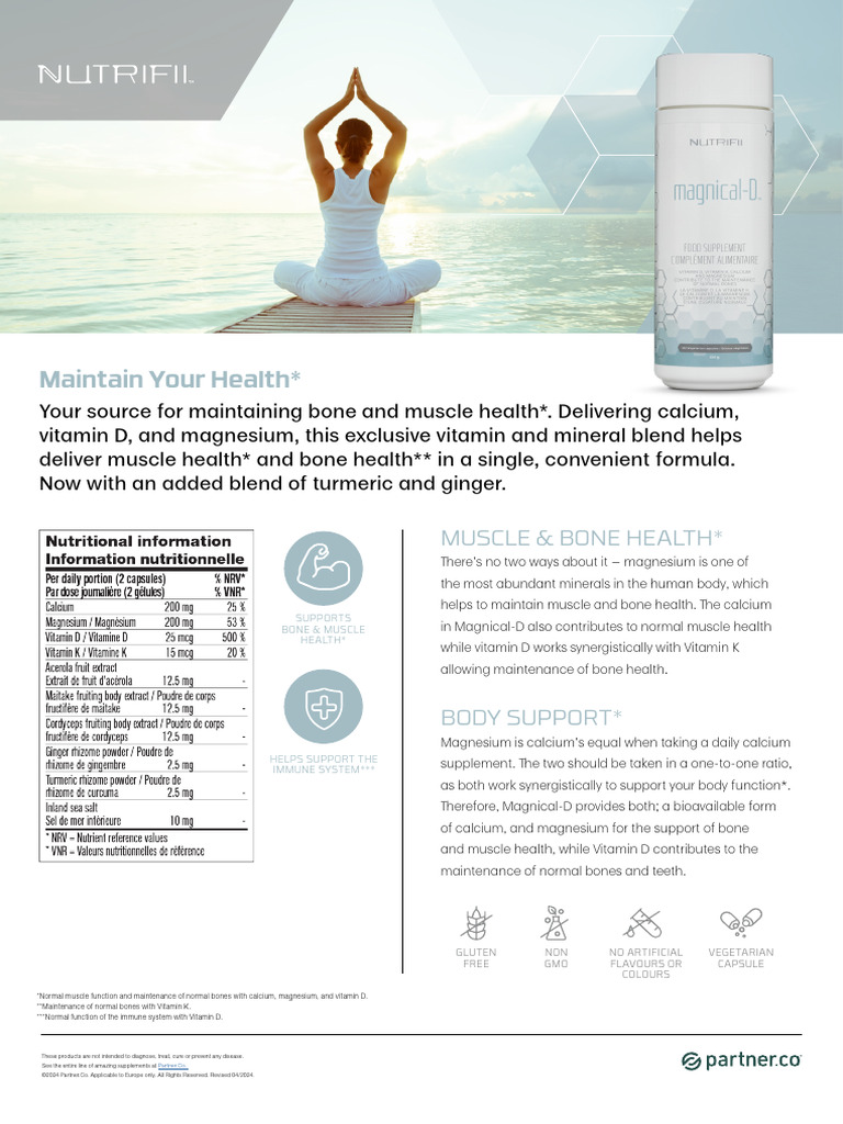NTR - Product Fact Sheet PDF - Magnical-D - 04-2024 - EU-ENG - v01 ...