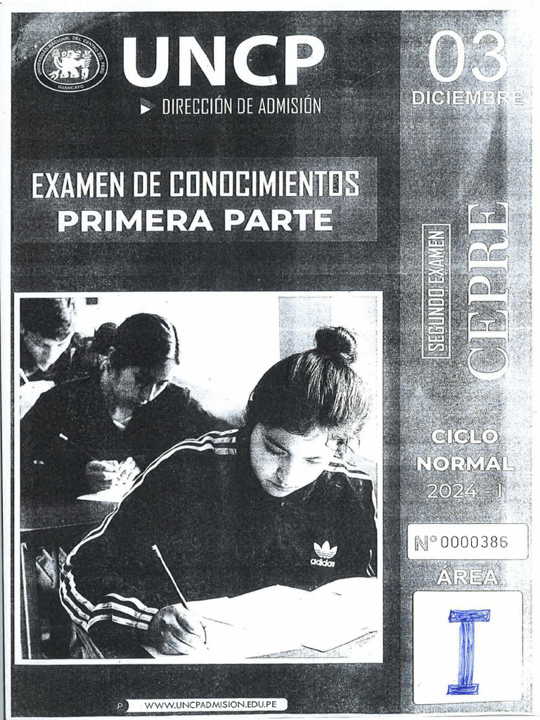 Segundo Examen de Cepre 2024 | PDF