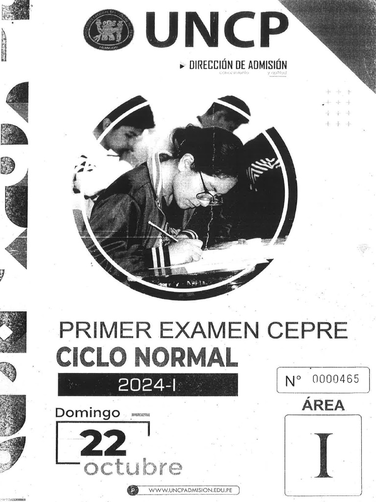 Primer Examen de Cepre 2024 | PDF