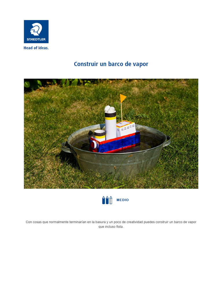 Construir Un Barco de Vapor | PDF