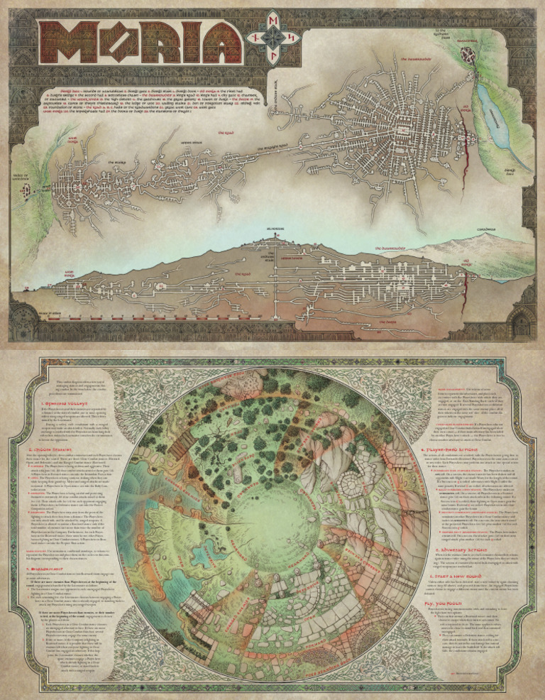 TOR_Moria_map_sheet | PDF | Military | Warfare