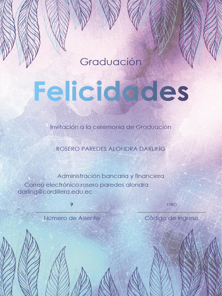 Ejemplo Excel Invitaciones | PDF