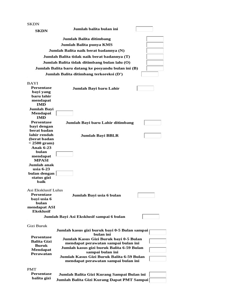 Form Untuk Input Ikg E-Ppgbm | PDF