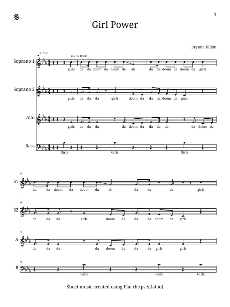 Girl Power | PDF | Singing | Vocal Music
