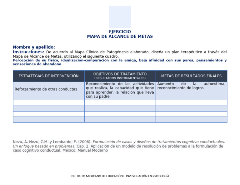 Mapa Alcance de Metas.2 | PDF