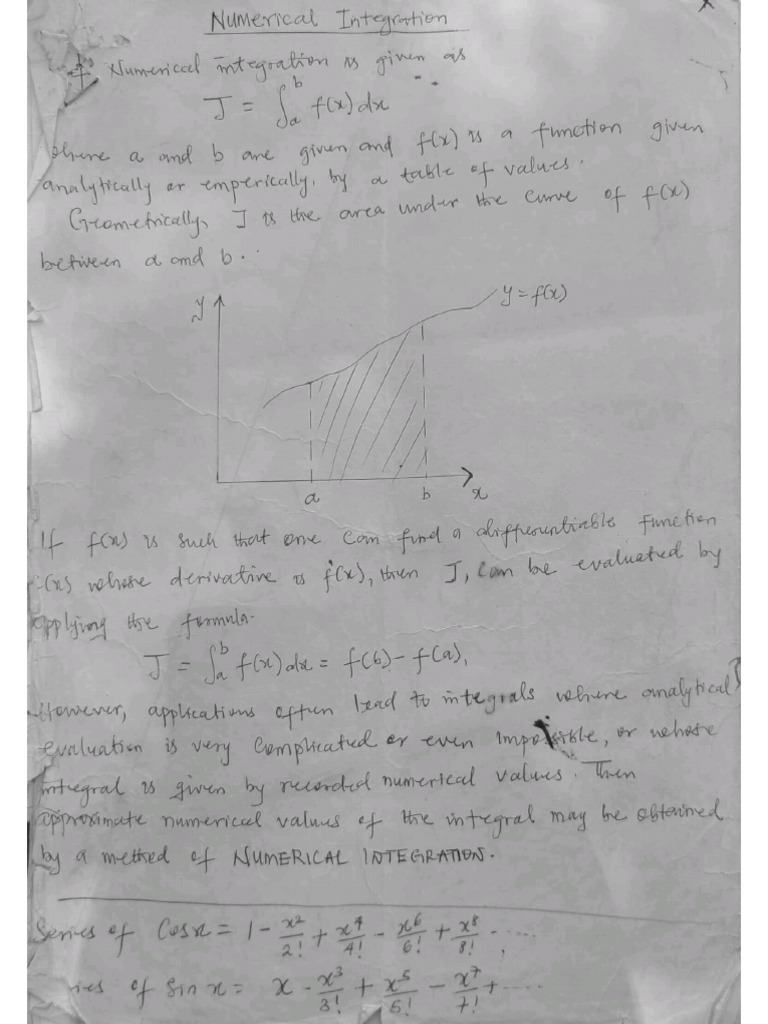 Numerical Integration | PDF