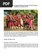 Tausug Culture and Traditions Overview | PDF | Religion & Spirituality