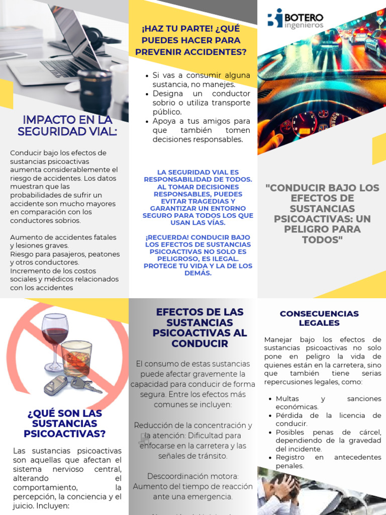 Consumo de Sustancias Psicoactivas | PDF | Drogas Psicoactivas | Seguridad vial