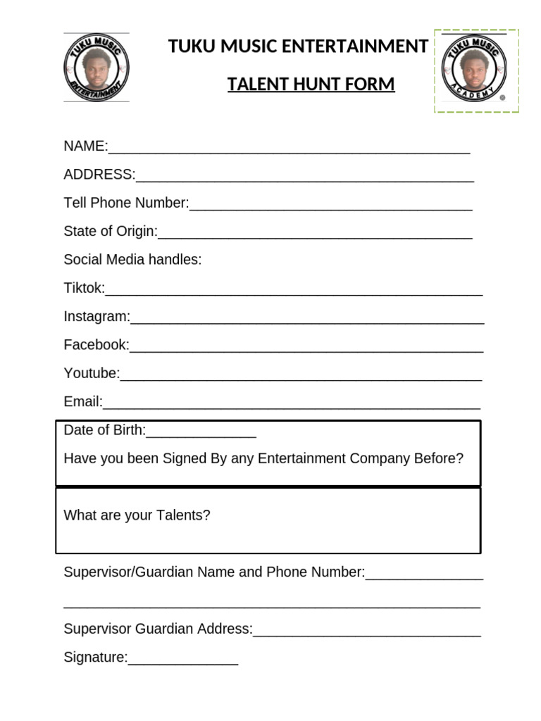 Tuku Music Entertainment | PDF