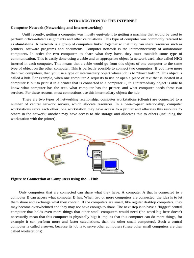 The Internet | PDF | Computer Network | World Wide Web