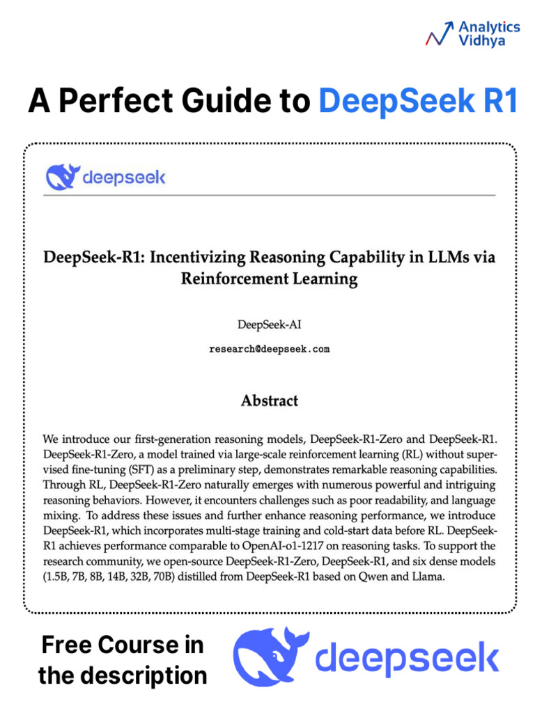 A Perfect Guide To DeepSeek R1 | PDF | Computational Neuroscience | Computing