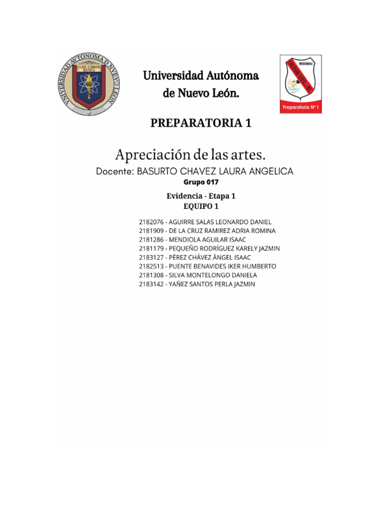 EQUIPO1_EV1_AA | PDF | Estética | Sociedad