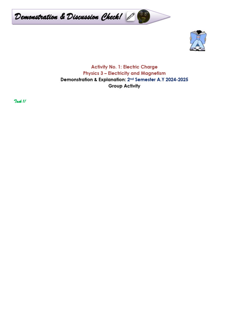 Phys-3 Activity-1 Midterm 2025 | PDF