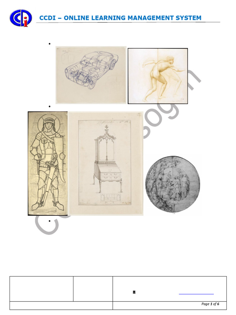 Week 1 Lesson 1.1 | PDF | Drawing | Baroque