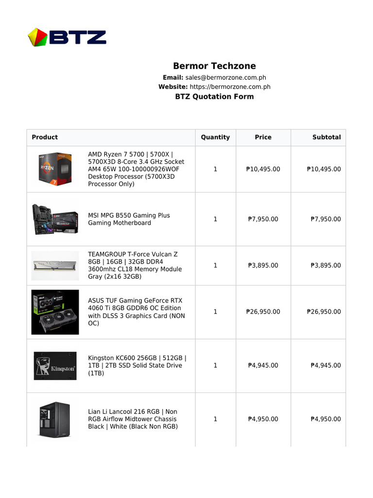 Product Builder | PDF