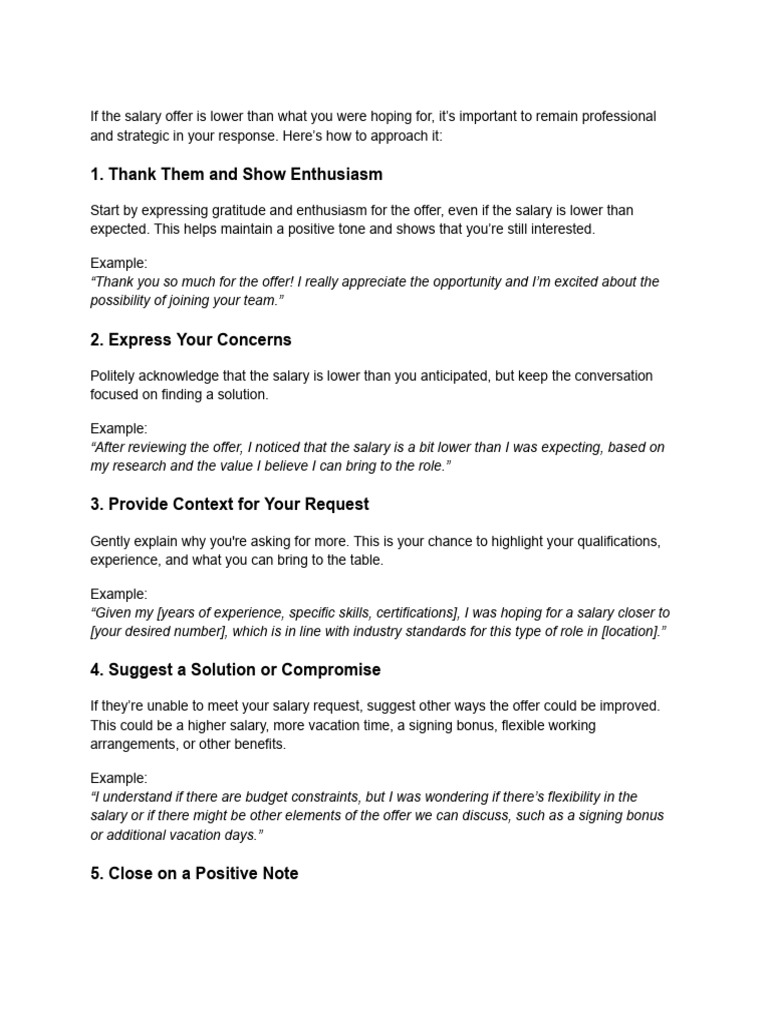 Low Salary Than Expected | PDF | Salary | Social Psychology