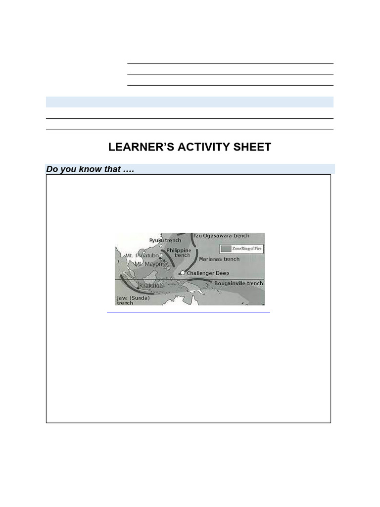 Active vs Inactive Volcanoes Guide | PDF | Plate Tectonics | Volcano