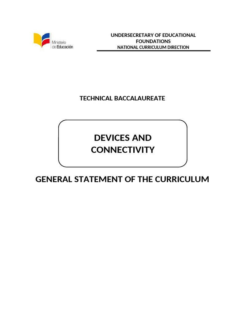 EGC Devices and Connectivity | PDF | Computer Network | Computer Security