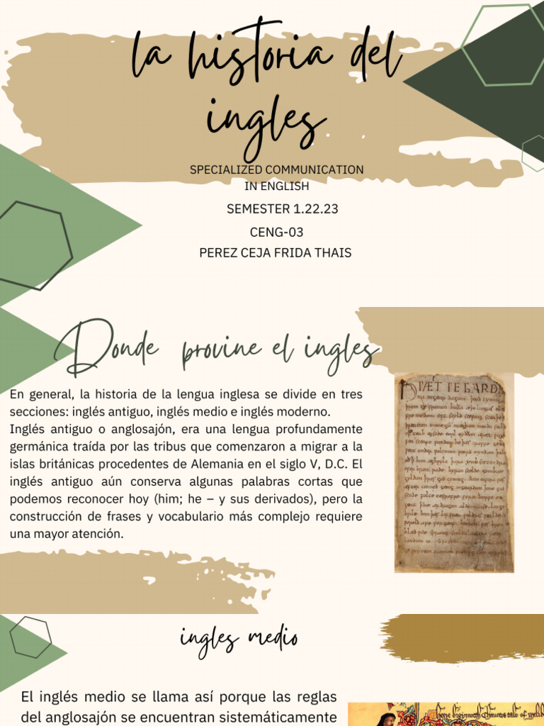 La Historia Del Ingles | PDF