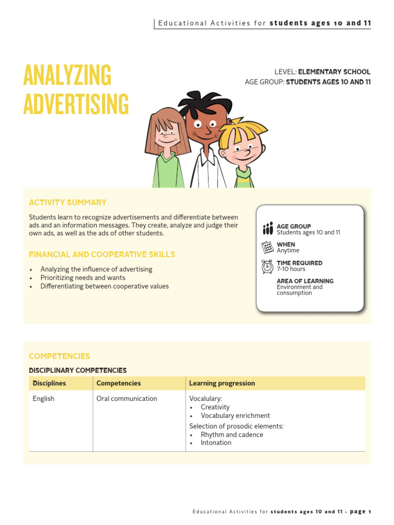 analyzing-advertising | PDF | Advertising | Marketing