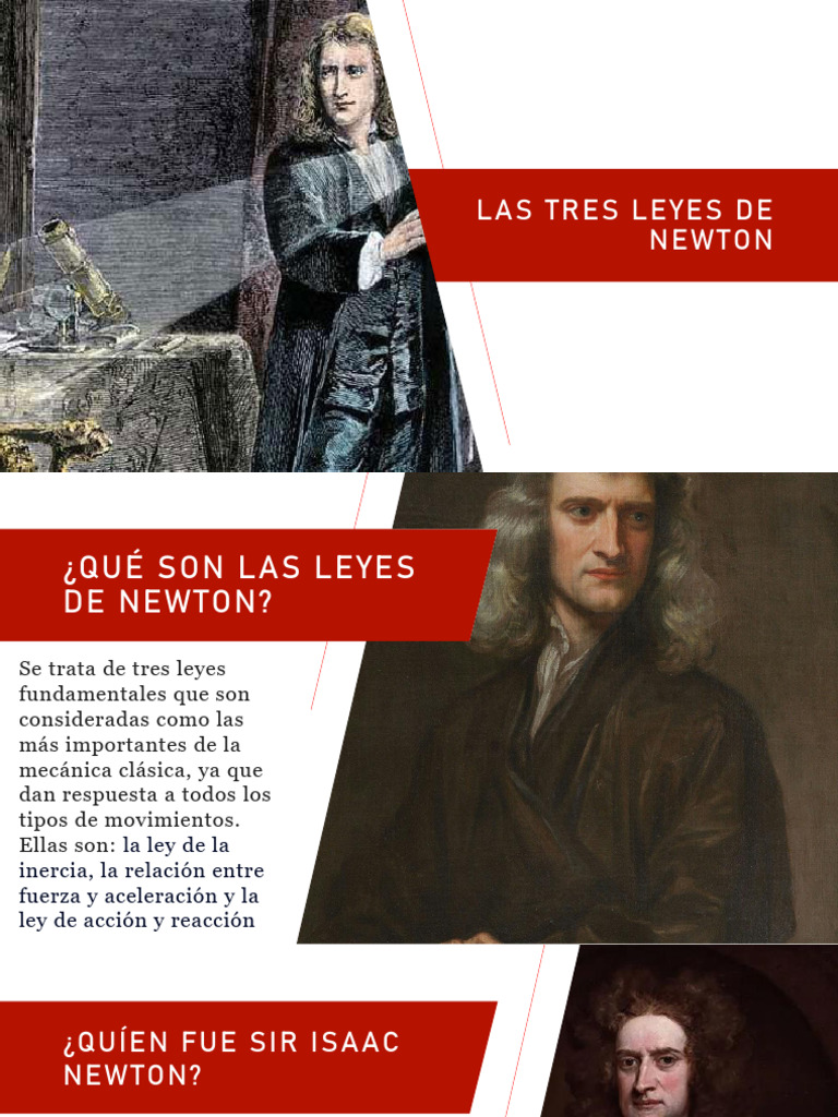 Las Tres Leyes de Newton Explicadas | PDF