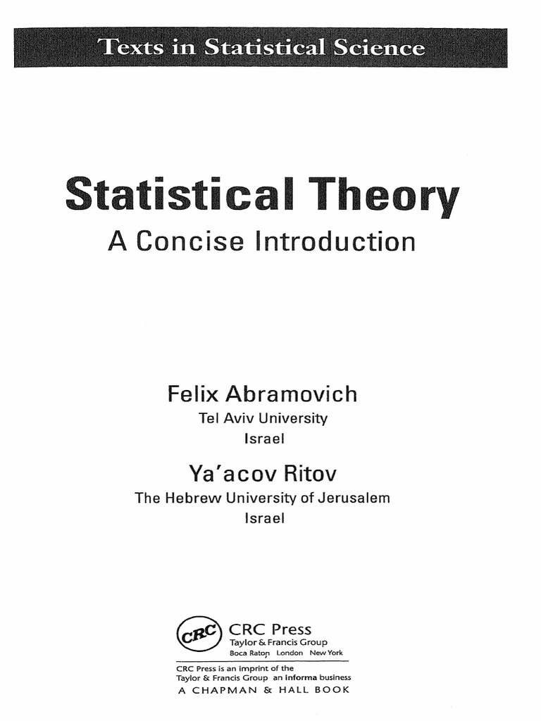 Theory: Statistical | PDF | Linear Regression | Variance