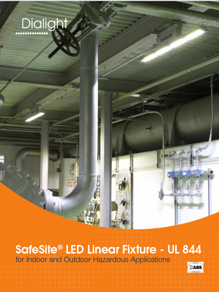 Dialight LED Linear SpecSheet UL844 100-277 VAC | PDF | Chemical ...