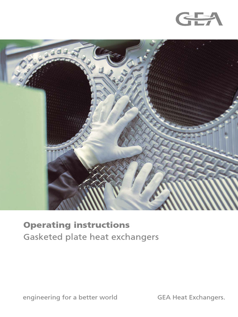 GEA Plate Heat Exchanger Manual | PDF | Personal Protective Equipment ...