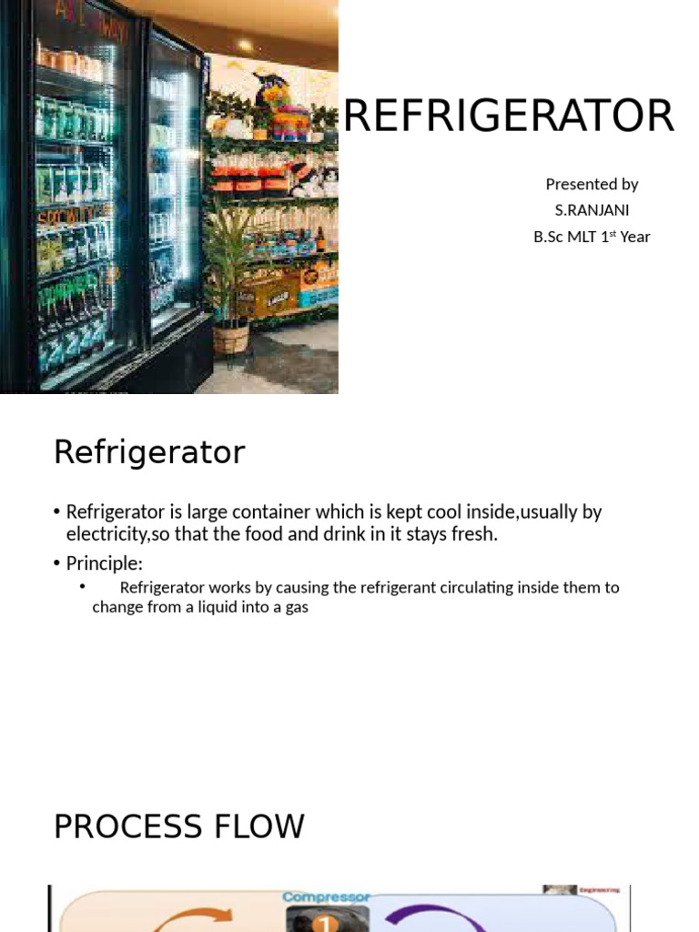 Refrigerator | PDF | Refrigerator | Electromechanical Engineering