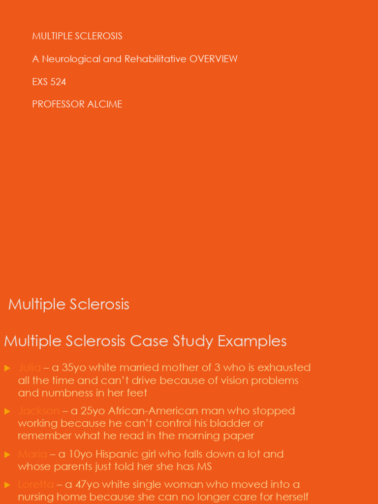 MultipleSclerosisFall24 | PDF | Multiple Sclerosis | Diseases And Disorders MultipleSclerosisFall24 | PDF | Multiple Sclerosis | Diseases And Disorders