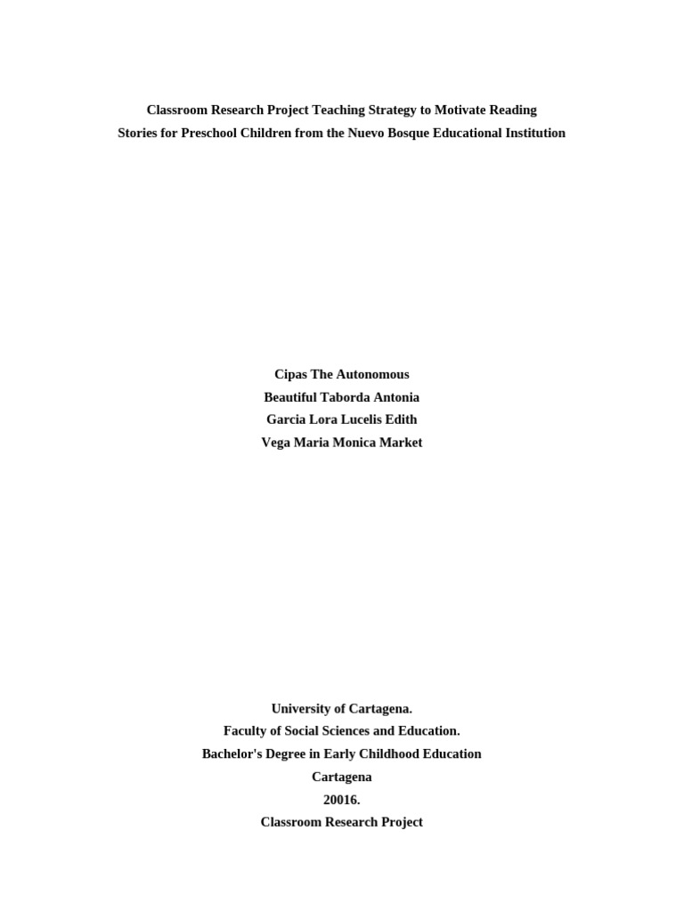 Initial Education Research Project | PDF | Survey Methodology | Methodology