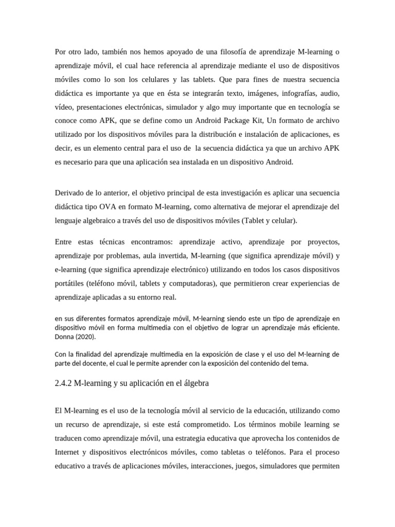 M Learning | PDF | Aprendizaje | Tableta