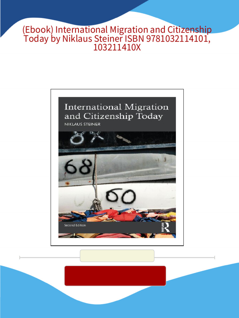 (Ebook) International Migration and Citizenship Today by Niklaus ...