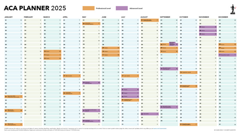 Aca 2025 Planner | PDF