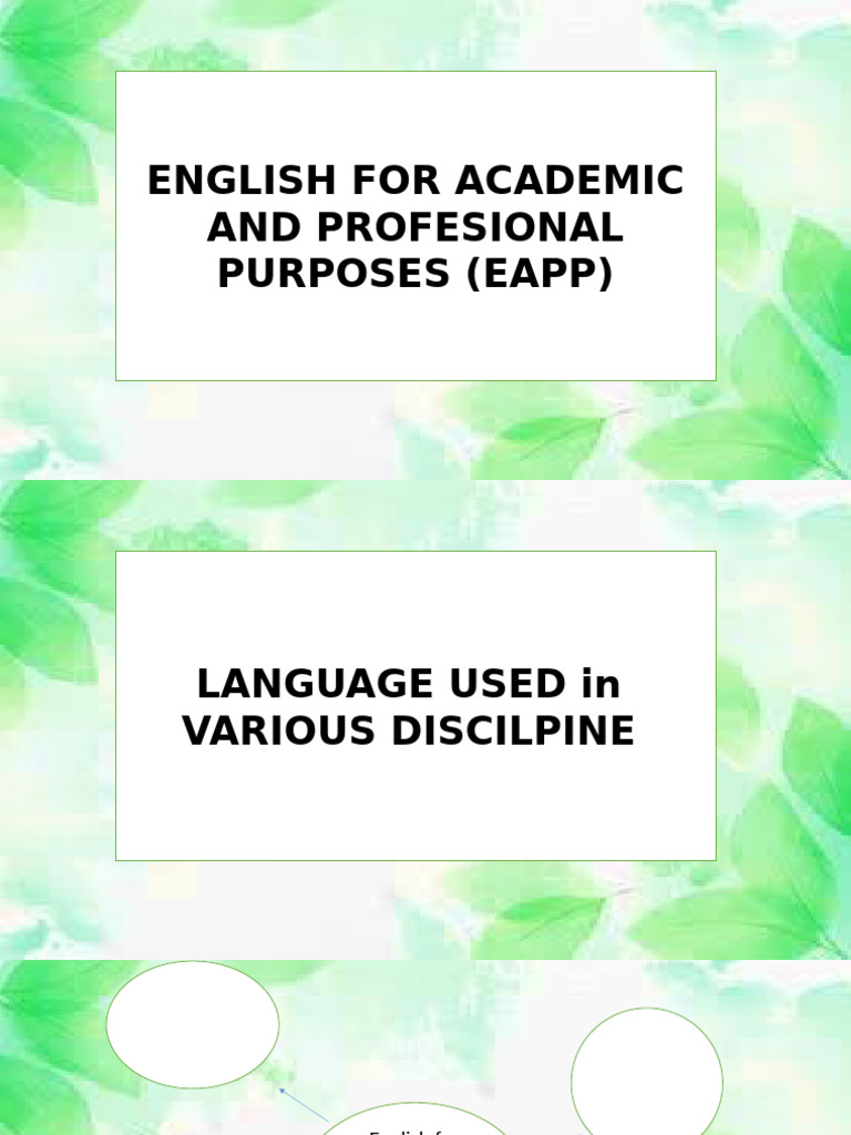 Module 1 Language Used Accross Decipline | PDF | Verb | Adjective
