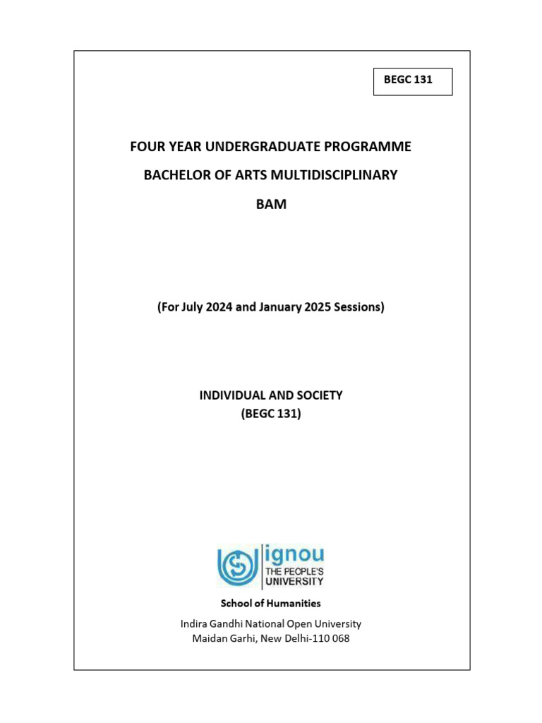 BEGC 131 Assignment Guidelines 2024-25 | PDF | Recycling | Natural ...