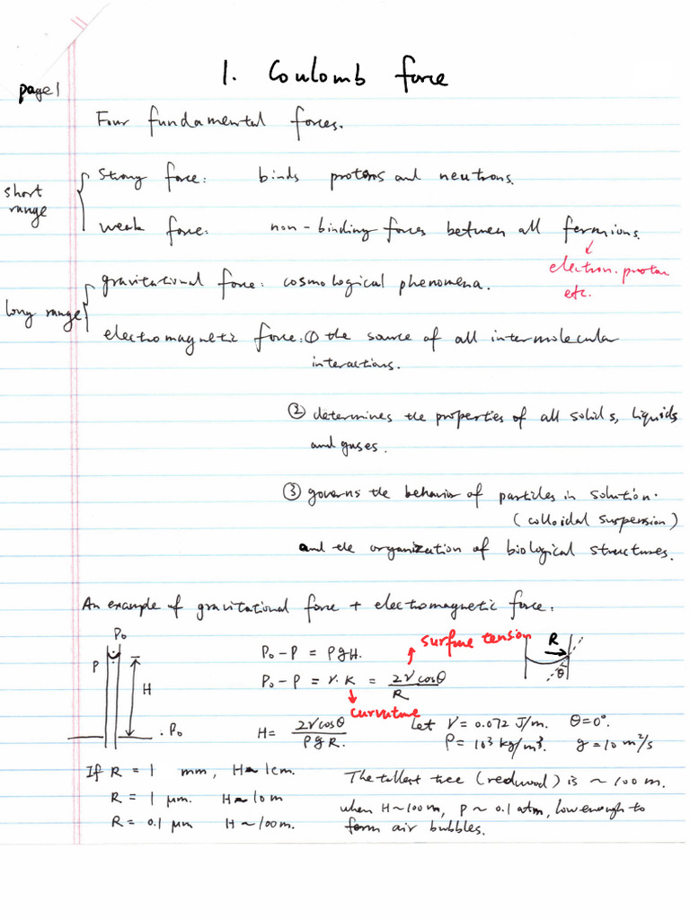Coulomb Force | PDF