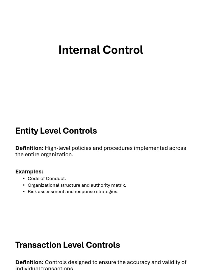 Understanding Internal Control Frameworks | PDF | Internal Control | Audit