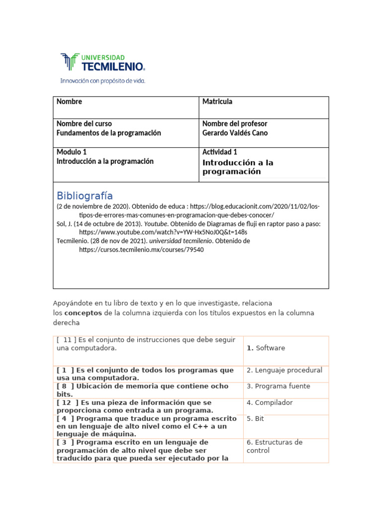 introduccion a la programacion | PDF | Programación de computadoras ... introduccion a la programacion | PDF | Programación de computadoras ...