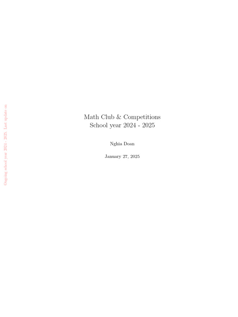 2024 2025 Curriculum | PDF | Mathematics | Number Theory