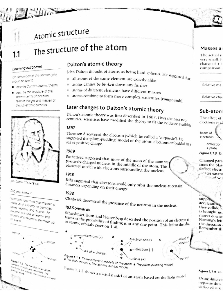 Atomic Structurenotesunit1 | PDF
