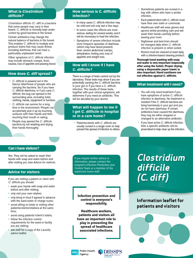 C_Diff_Leaflet_05_13_0_0 | PDF | Immunology | Health Sciences