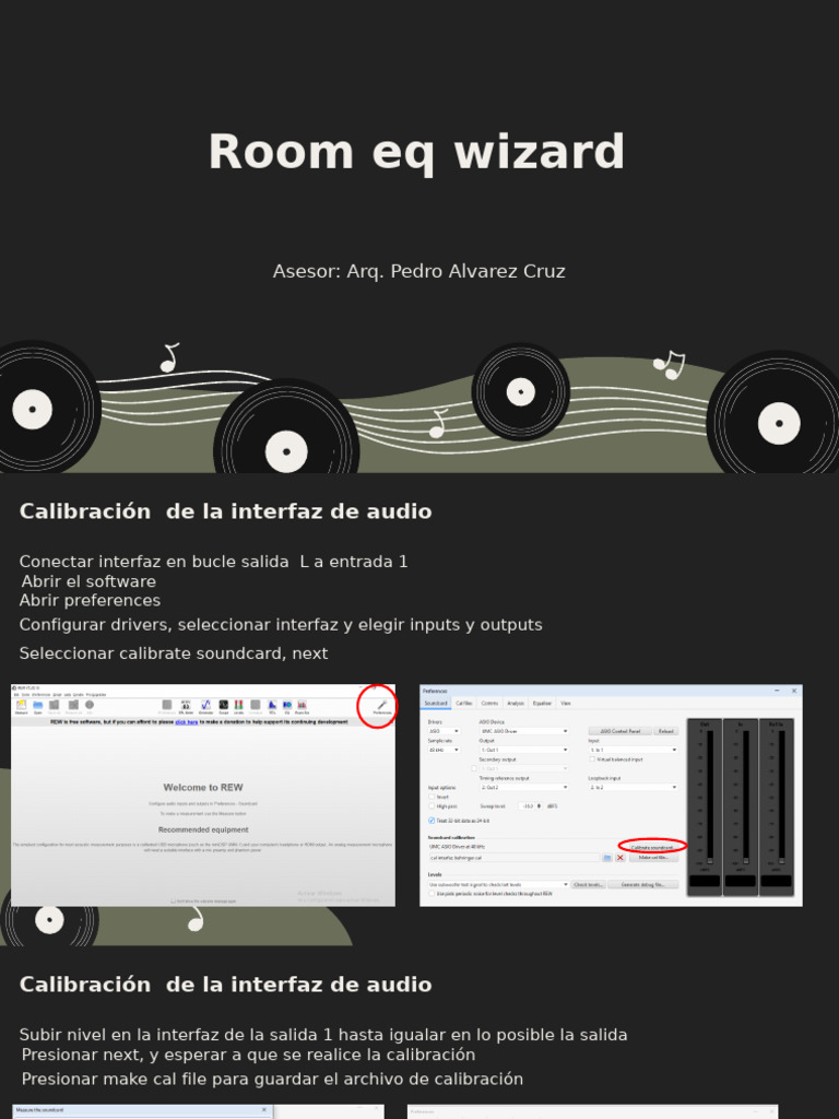 room eq wizard | PDF | ruido | Cantidad