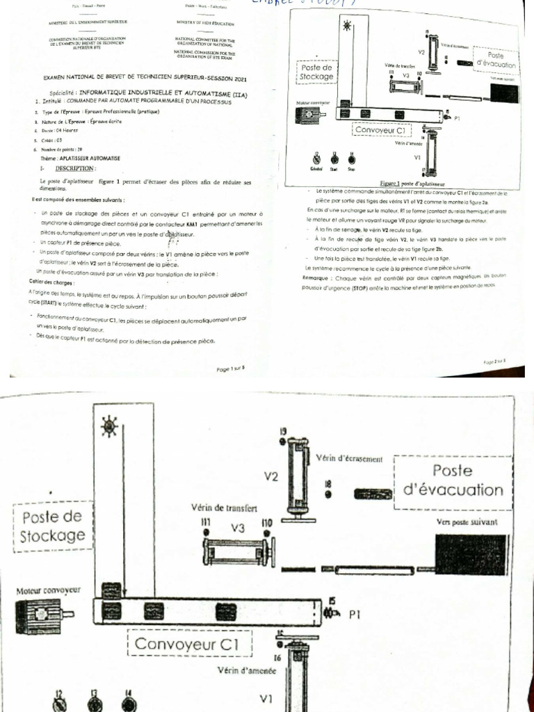 Pratique Automatisme BTS 2021 | PDF