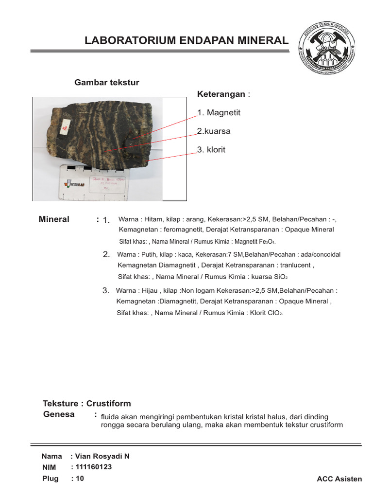 Tekstur Crustiform Fix | PDF