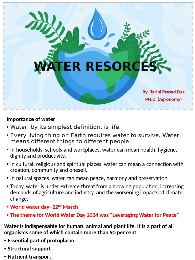 India's Water Resources Overview | PDF | Drainage Basin | Water
