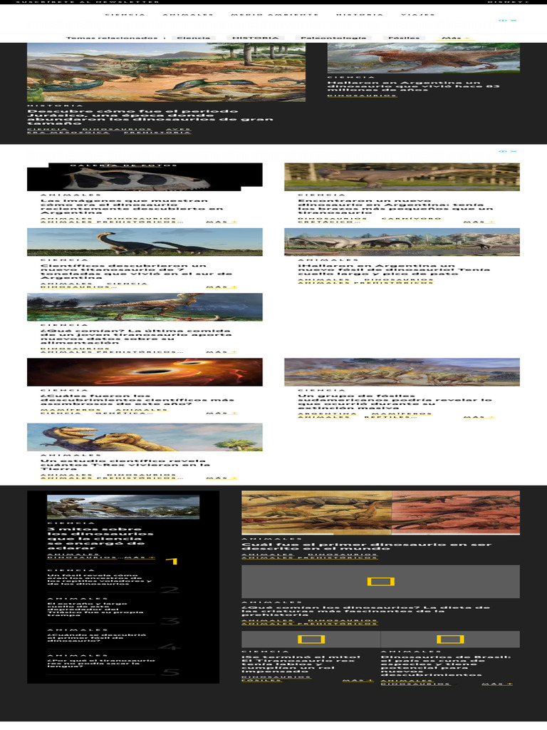 Dinosaurios National Geographic | PDF