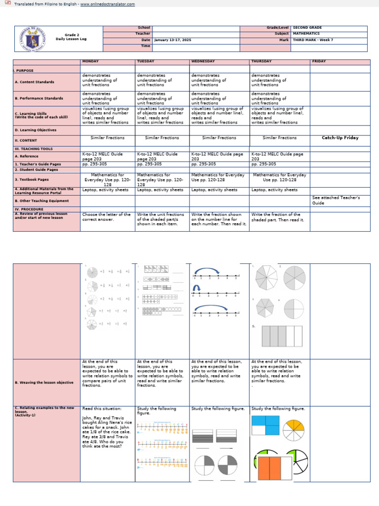 q3 Week6 DLL Mathematics 2 (1) .TL - en | PDF | Cognition | Learning