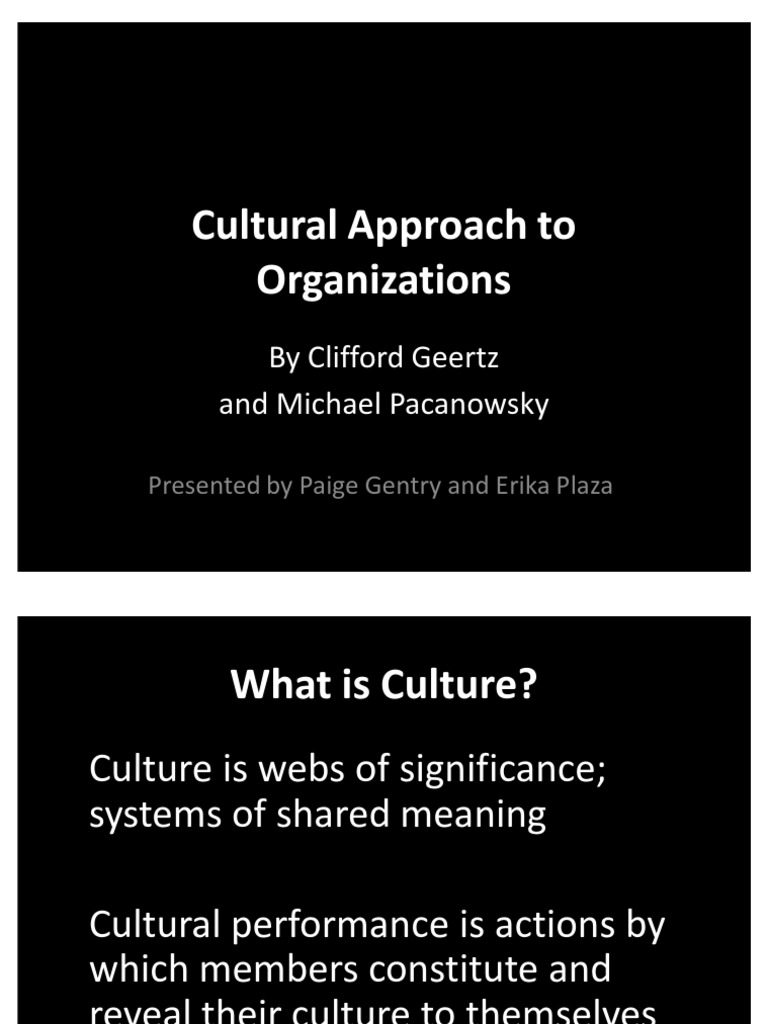 Cultural Approach | PDF | Social Science